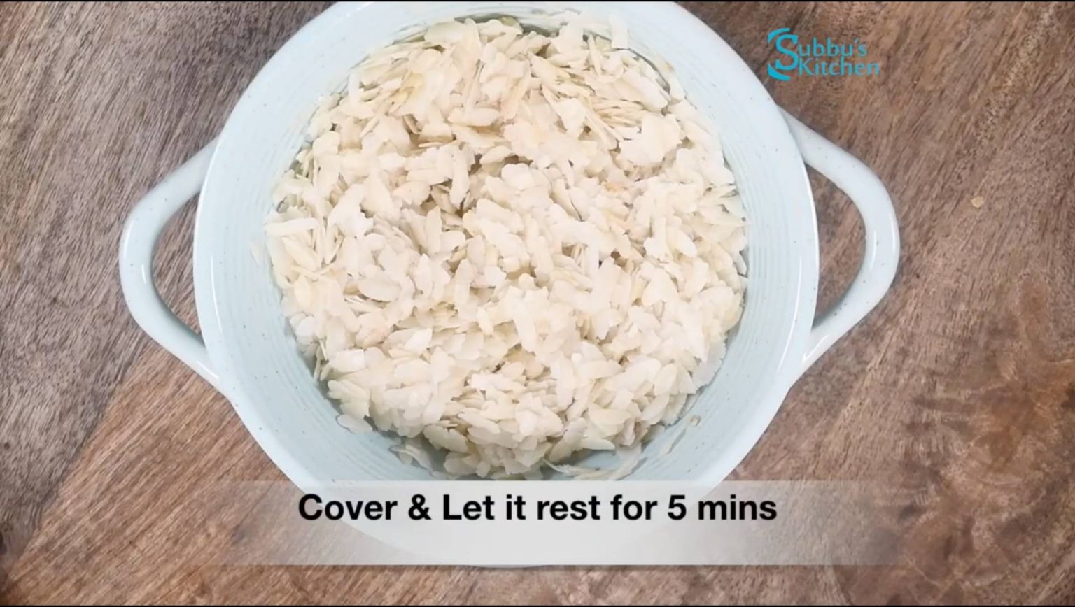 Puli Aval Upma Recipe | Tamarind Poha Recipe - Subbus Kitchen