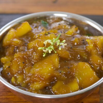 Raw Mango Pachadi Recipe | Mangai Pachadi Recipe - Subbus Kitchen