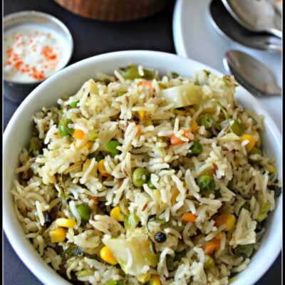 Vegetable Pulao - Subbus Kitchen