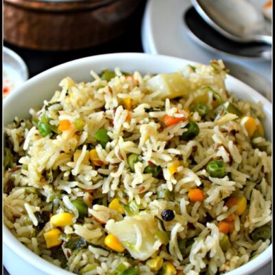 Vegetable Pulao - Subbus Kitchen