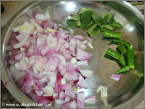 Rava Upma | Uppuma - Subbus Kitchen