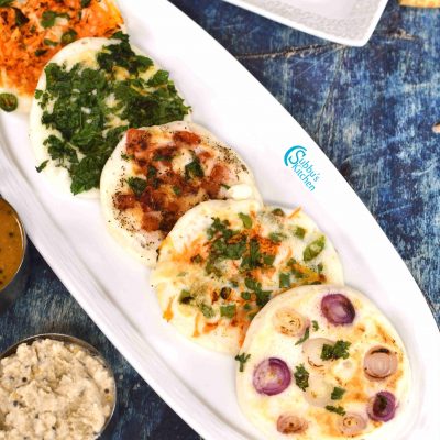 Variety Uthappam | Mini Uttapam Recipe | Uttapam | 5+ Utappam - Subbus ...