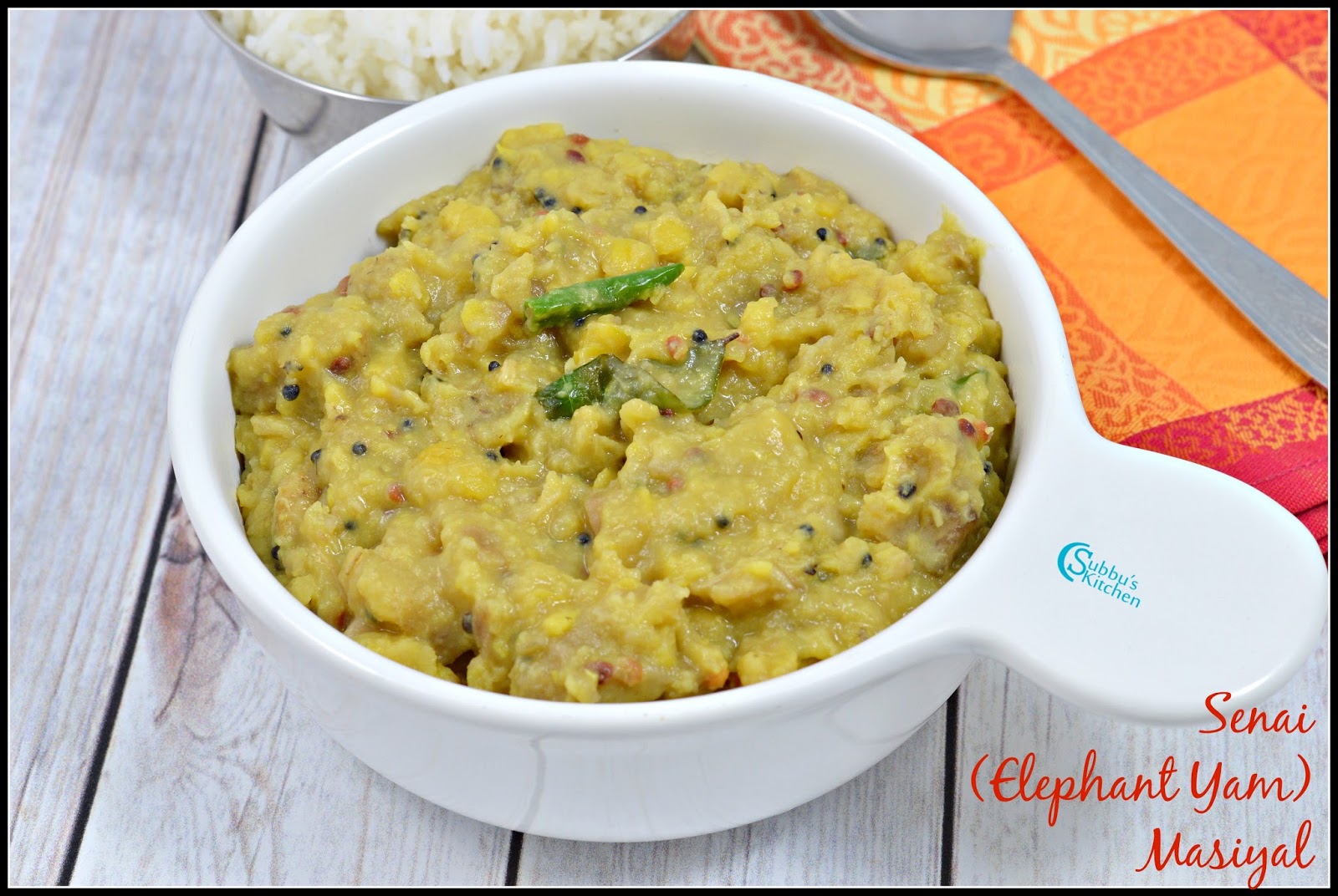 Senai Masiyal | Chenai Masiyal | Elephant Yam Masiyal - Subbus Kitchen