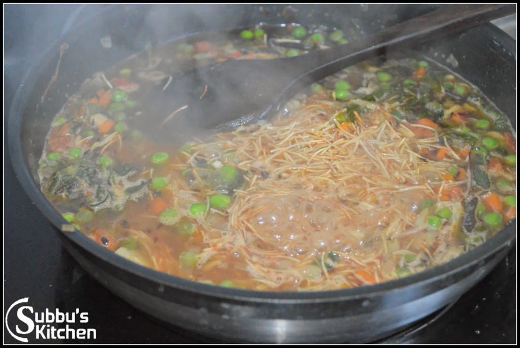 Semiya Pulao | Vermicilli Pulao - Subbus Kitchen