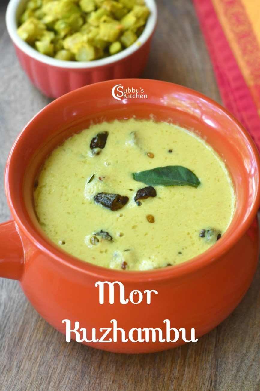 Mor Kuzhambu (Morkuzhambu) - Subbus Kitchen
