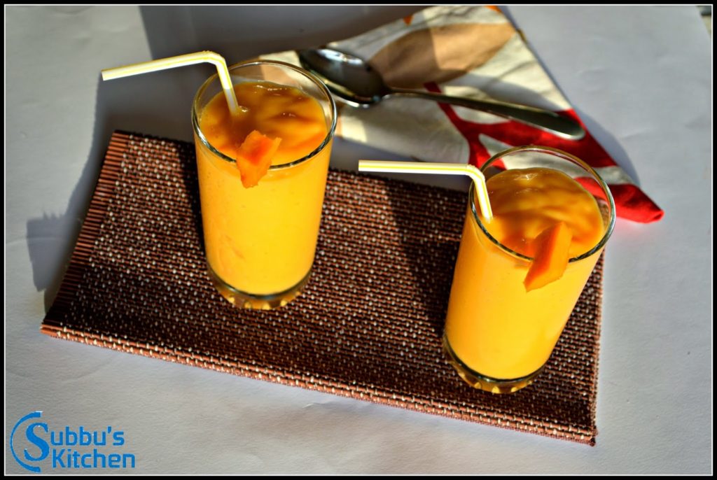 Mango Lassi - Subbus Kitchen