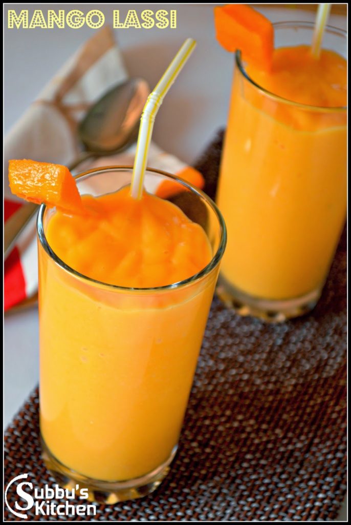 Mango Lassi - Subbus Kitchen