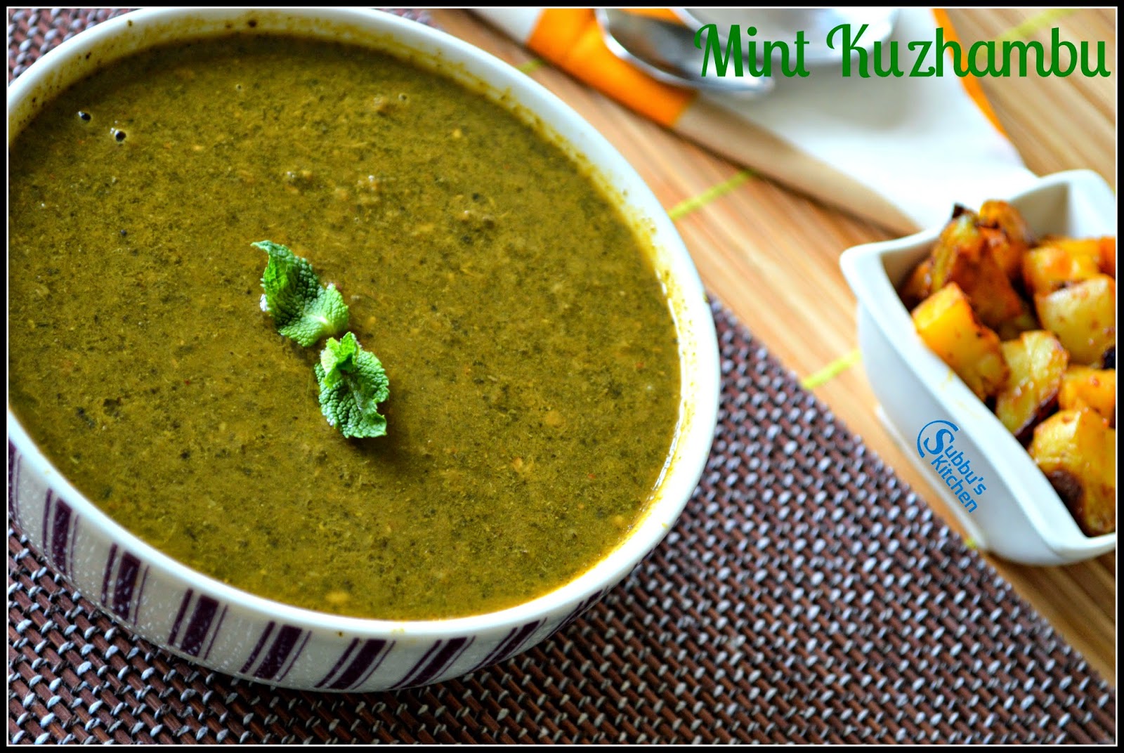 Pudhina Kuzhambu - Subbus Kitchen