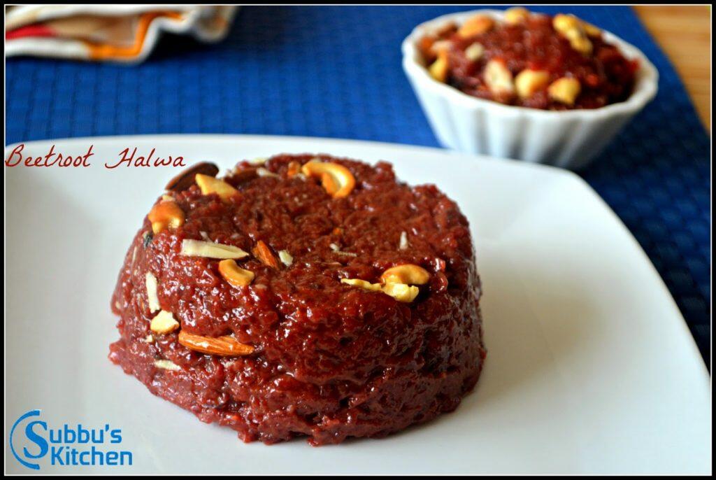 Beetroot Halwa - Subbus Kitchen