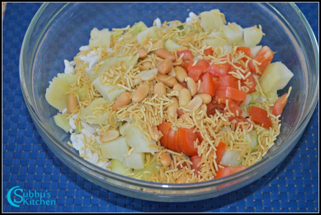 Bhel Puri (Bhelpuri) Recipe - Subbus Kitchen