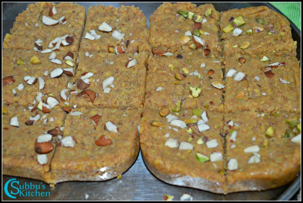 Mohanthal Recipe | Instant Mohanthal Recipe - Subbus Kitchen