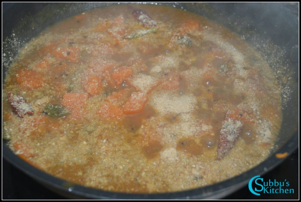 Parangikai Puli Kuzhambu Recipe | Yellow Pumpkin Kuzhambu - Subbus Kitchen