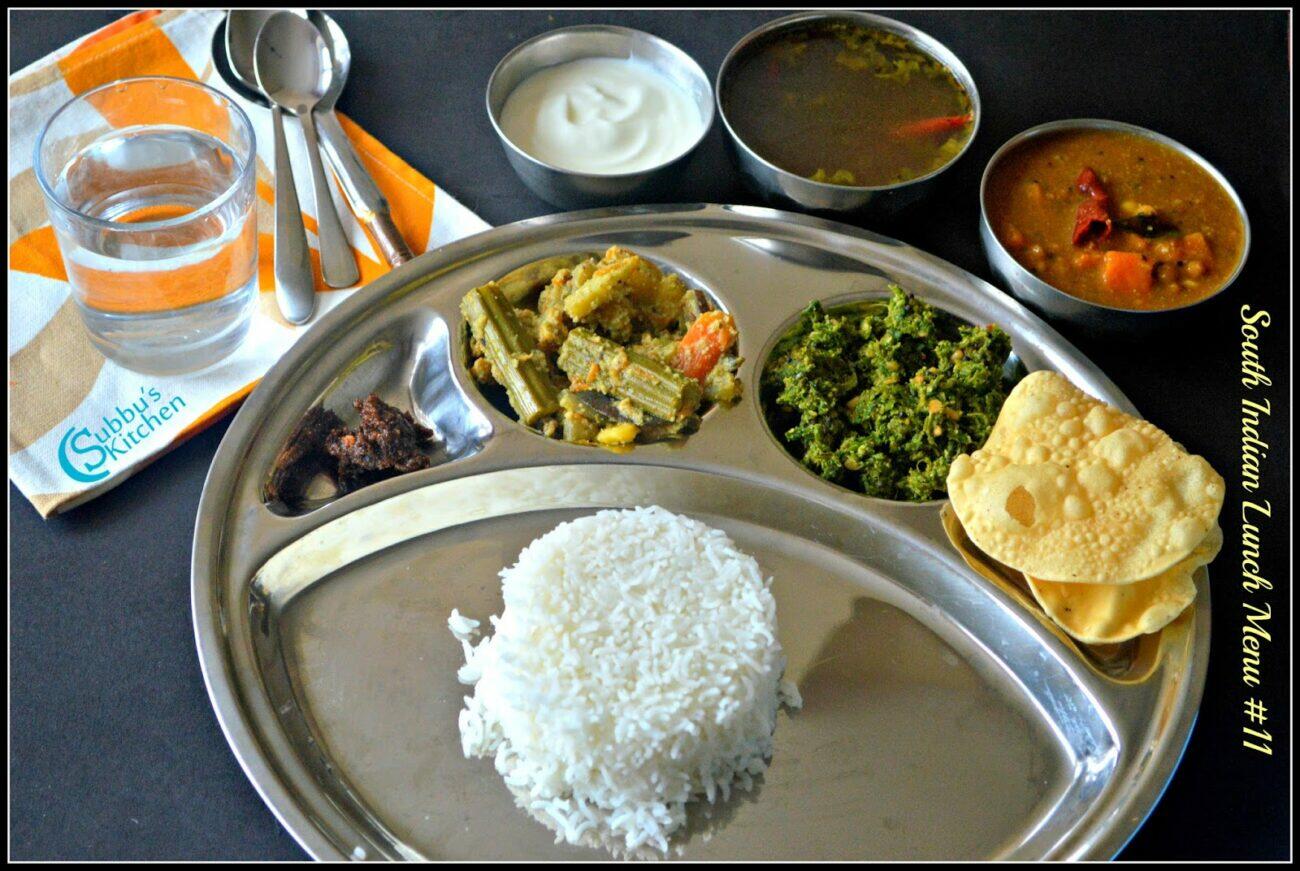 South Indian Lunch Menu Archives - Subbus Kitchen