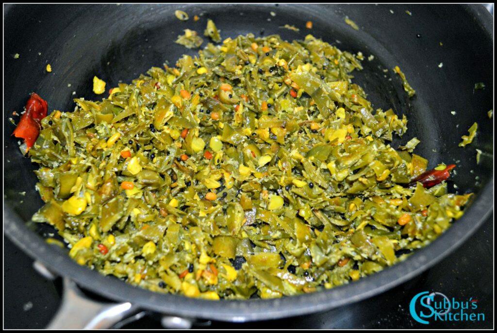 Avarakkai Poriyal Recipe | BroadBeans Poriyal Recipe - Subbus Kitchen