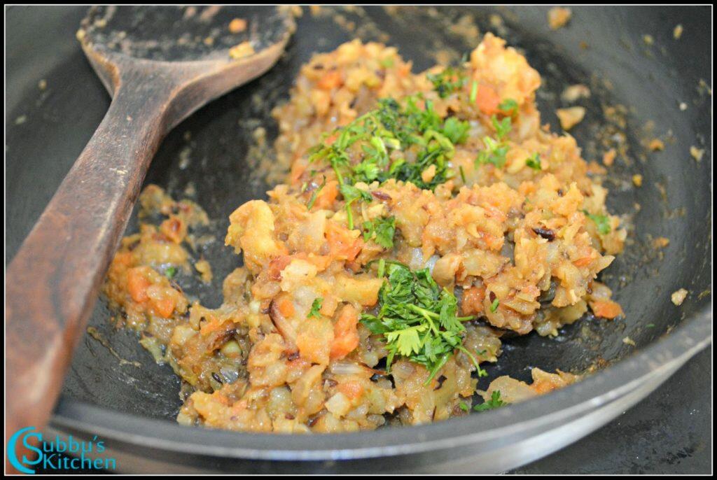 Mixed Vegetable Paratha Recipe - Subbus Kitchen