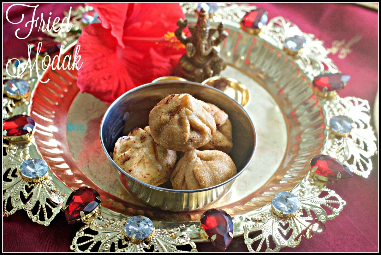 Modhagam Recipe | Fried Modak Recipe - Subbus Kitchen