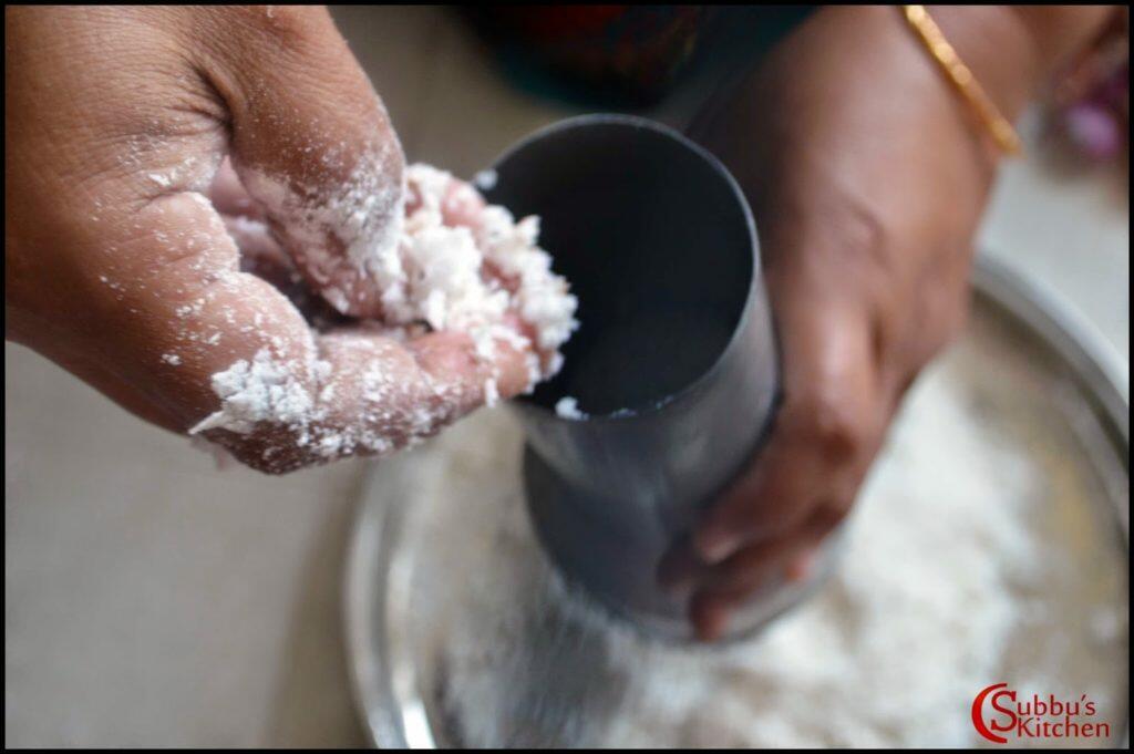 Kerala Puttu (Kuzhal Puttu) Recipe - Subbus Kitchen