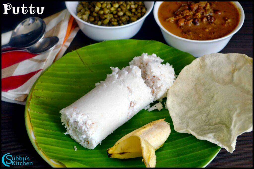 Kerala Puttu (Kuzhal Puttu) Recipe - Subbus Kitchen