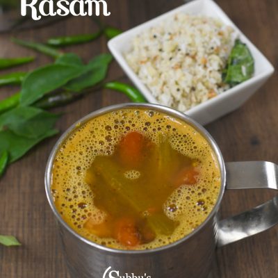 Drumstick Rasam Recipe | Murungakkai Rasam Recipe - Subbus Kitchen