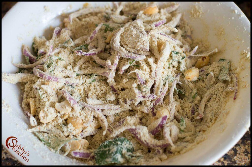 Kambu Pakoda Recipe | Onion Pakoda using Kambu Flour | Pearl Millet ...