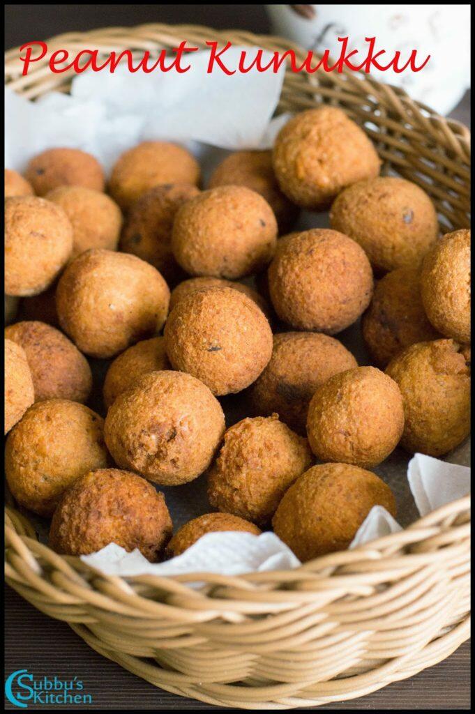 Verkadalai Kunukku Recipe | Peanut Spice Balls Recipe - Subbus Kitchen