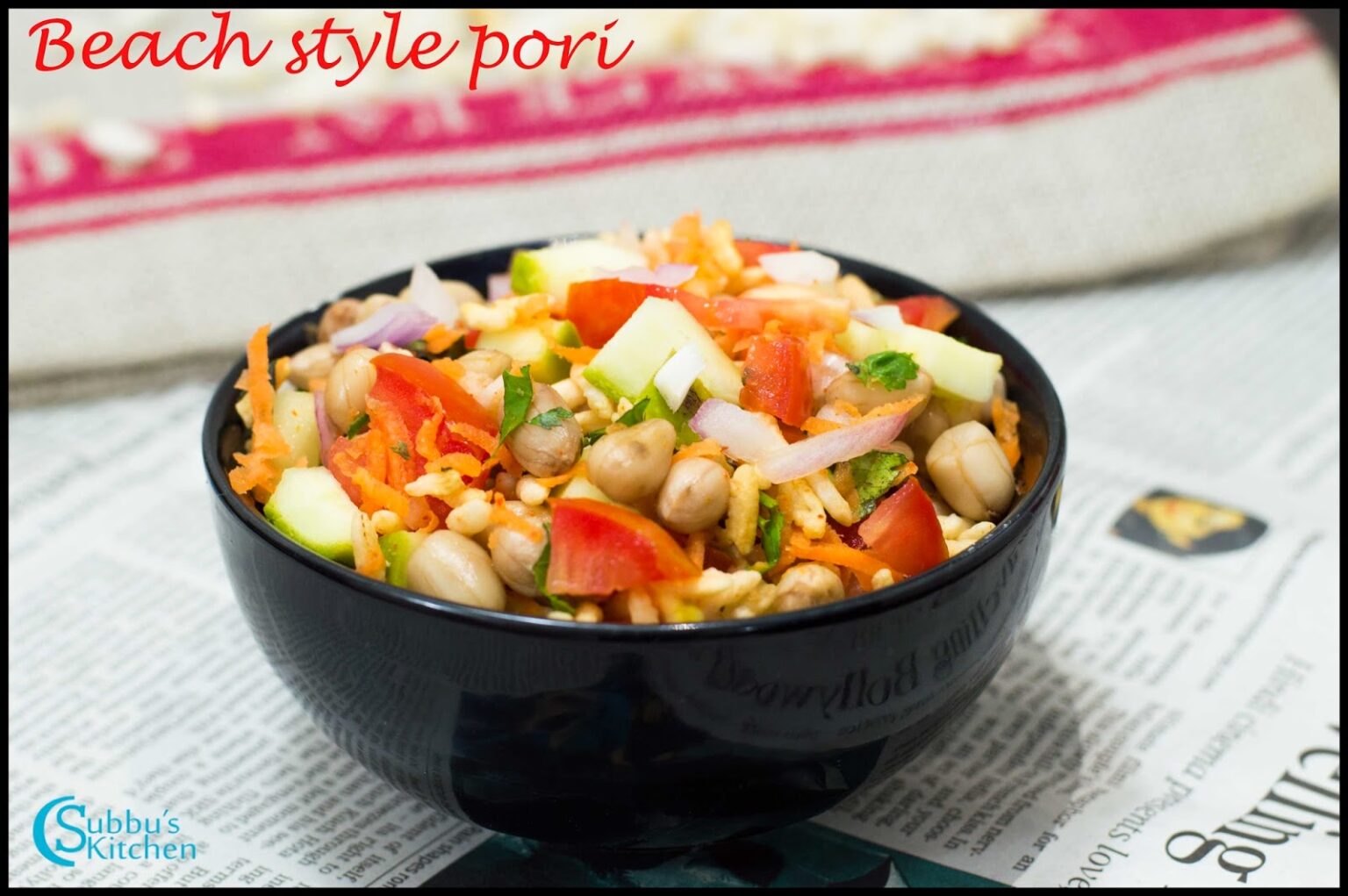 Beach Style Pori Recipe - Subbus Kitchen