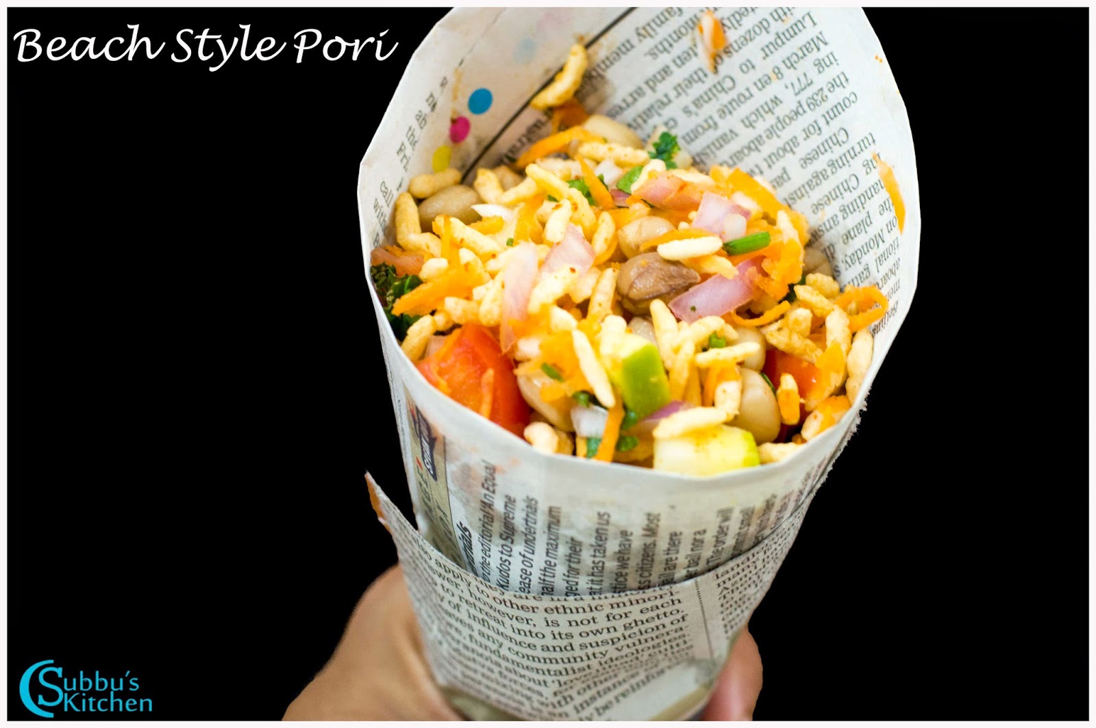 Beach Style Pori Recipe - Subbus Kitchen