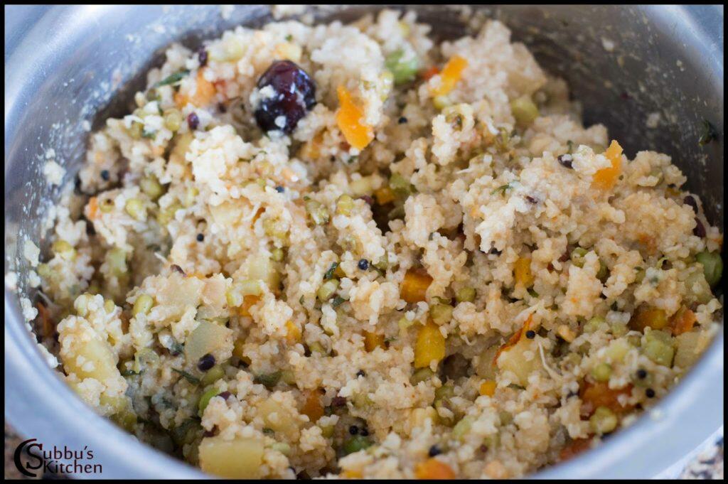 Little Millet Kichadi Recipe | Saamai Kichadi Recipe | Kutki Kichadi ...