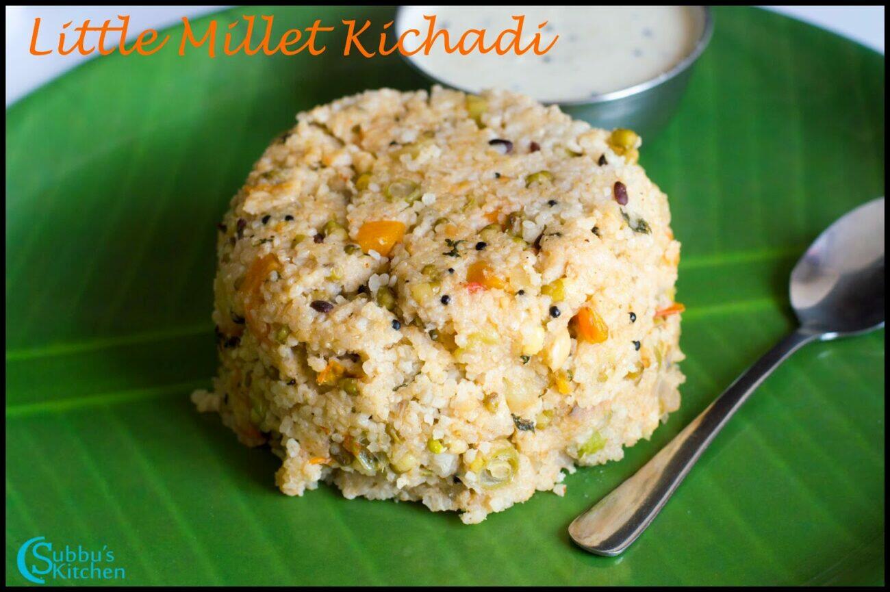 Little Millet Kichadi Recipe | Saamai Kichadi Recipe | Kutki Kichadi ...