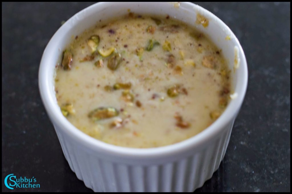 Bhapa Doi Recipe | Steamed Sweet Yogurt Recipe - Subbus Kitchen