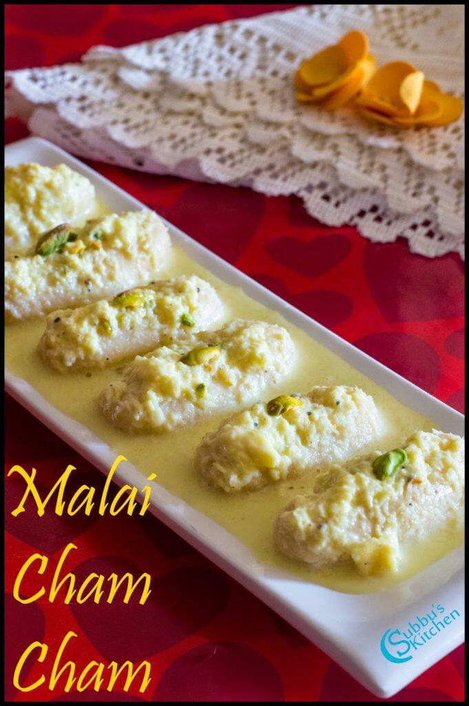 Bengali Cham Cham Recipe | Malai Cham Cham Recipe | How to make Chum ...