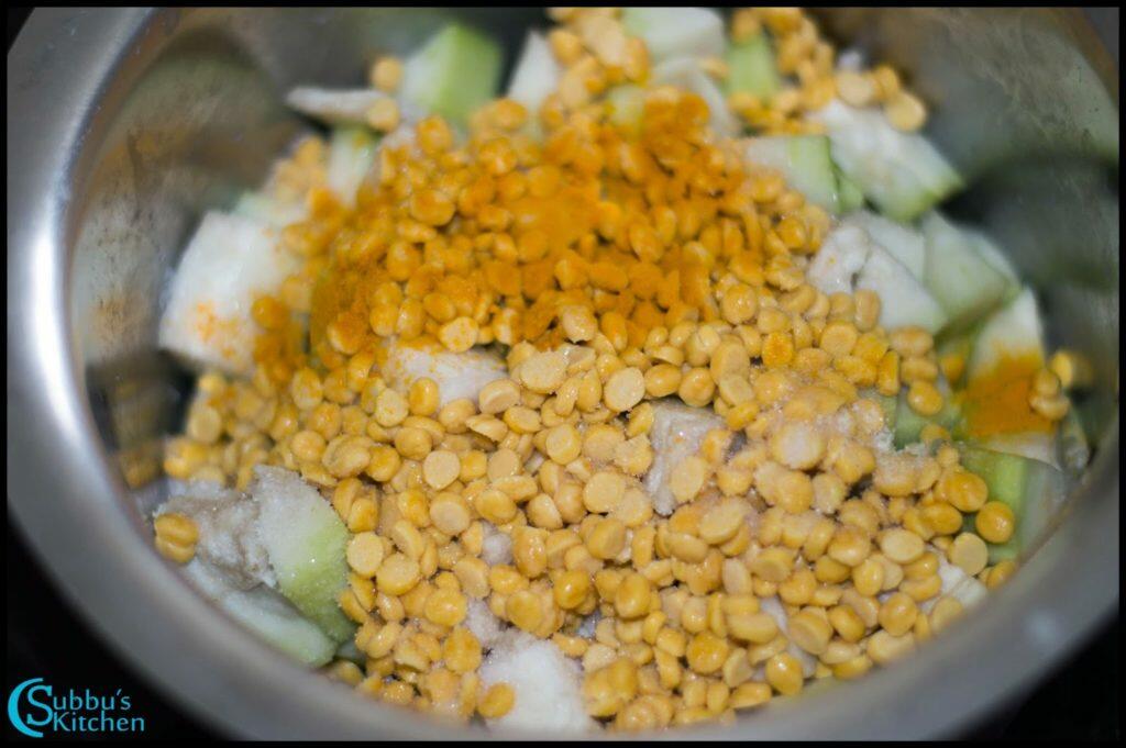 Lauki (Doodhi) Chana Dal Subzi Recipe | Bottlegourd Gram Dal Curry ...