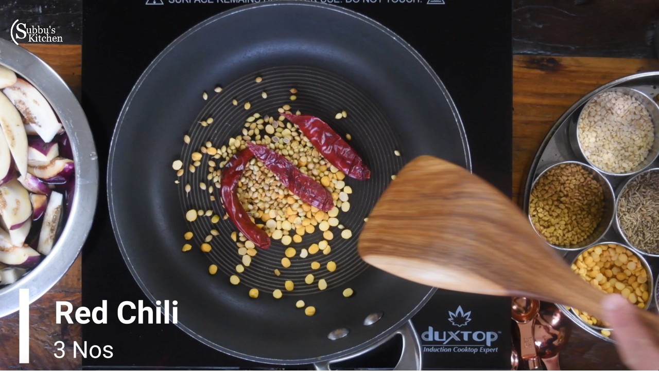 Brinjal Podi Curry Recipe | Kathirikkai Podi Potta Curry - Subbus Kitchen