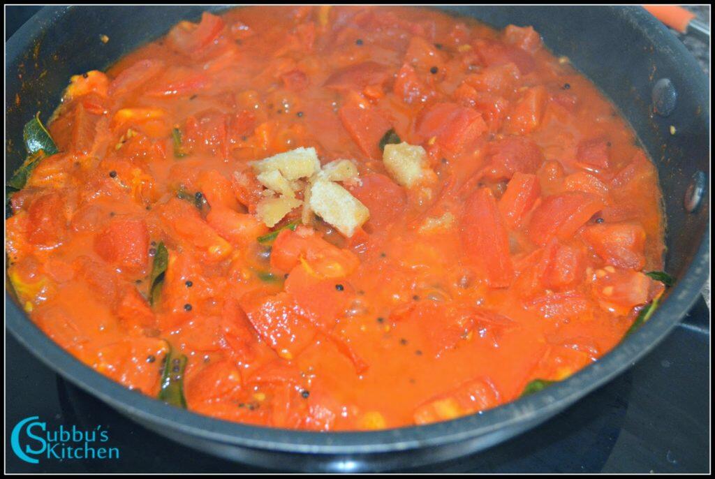 Tomato Thokku (Thakkali Thokku) - Subbus Kitchen