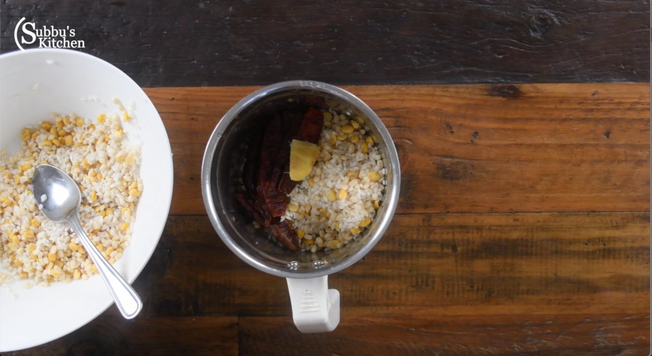 Karavadai Recipe | Kara Vadai Recipe - Subbus Kitchen