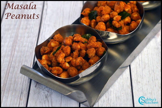 Masala Peanuts - Subbus Kitchen