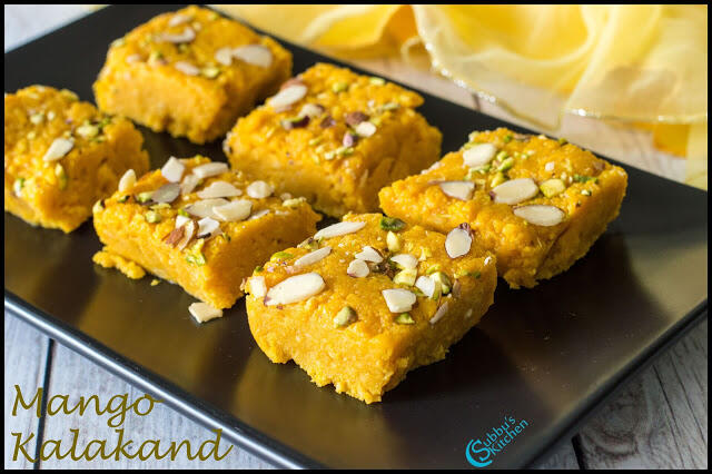 Mango Kalakand Recipe - Subbus Kitchen
