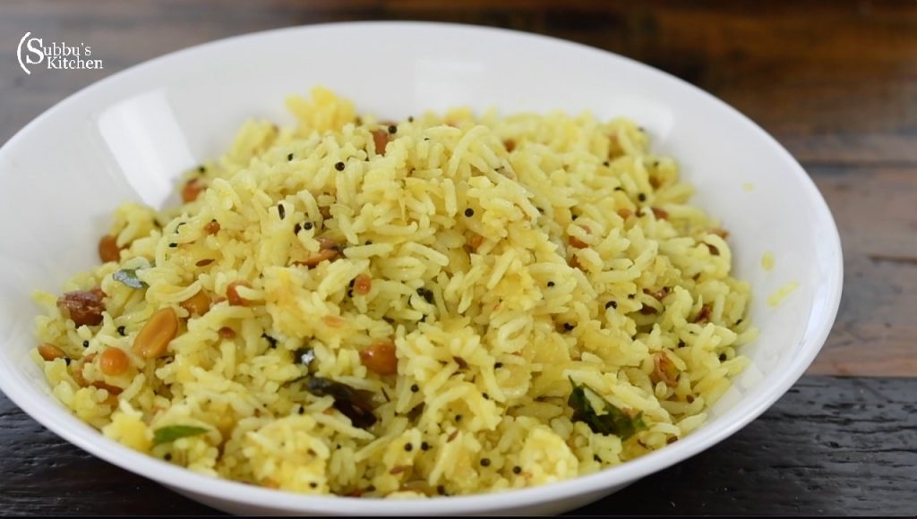 Raw Mango Rice | Mangai Sadam - Subbus Kitchen