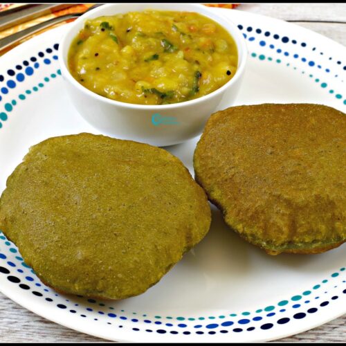 Methi Puri / Poori Recipe | Vendhaya Keerai Puri / Poori Recipe ...