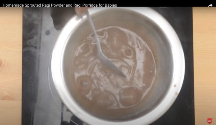 Homemade Sprouted Ragi Powder Recipe | Ragi Porridge for Babies ...