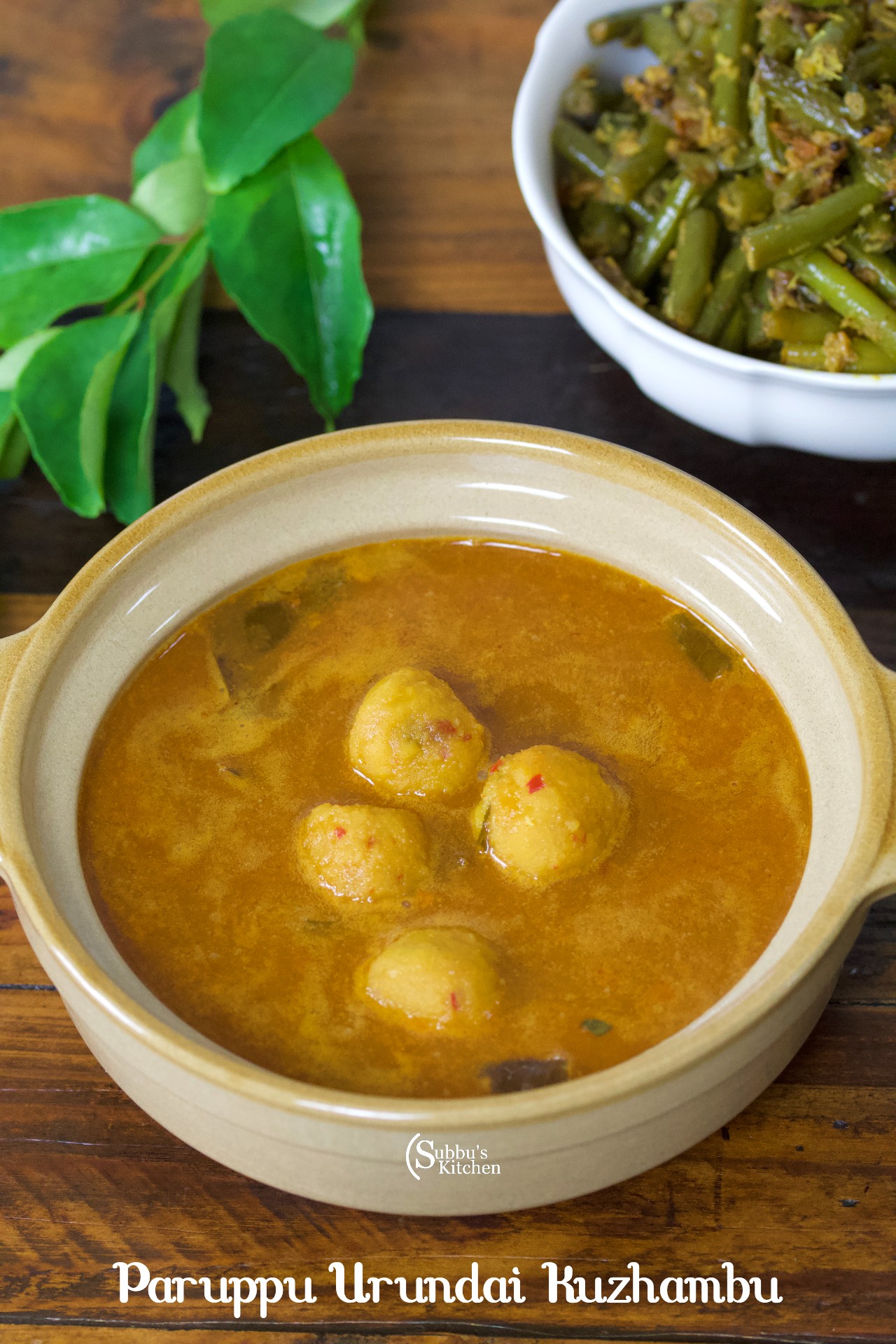 Paruppu Urundai Kuzhambu - Subbus Kitchen