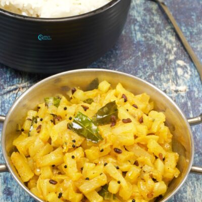 Turnip Stir-Fry | Noolkol Poriyal | Kohlrabi Curry Recipe - Subbus Kitchen