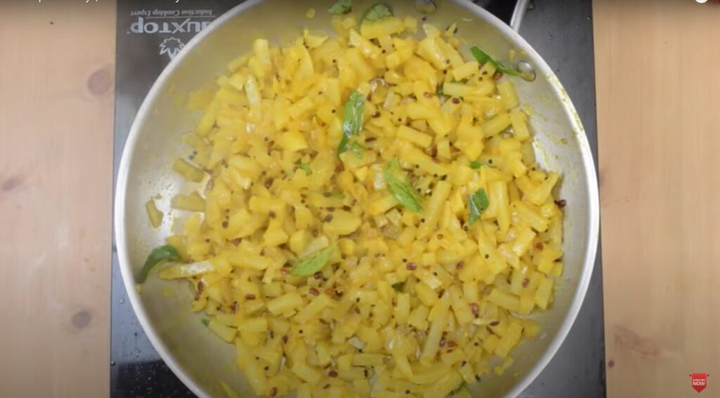 Turnip Stir-Fry | Noolkol Poriyal | Kohlrabi Curry Recipe - Subbus Kitchen