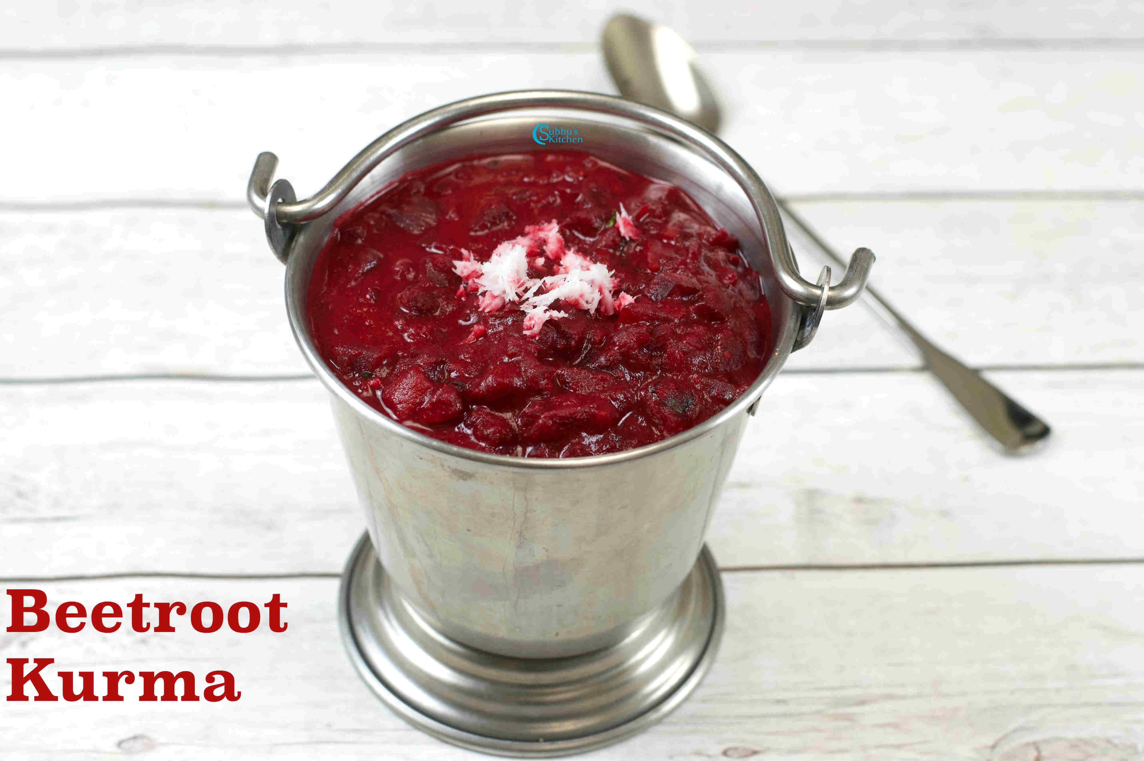 Beetroot Kurma | Beetroot Korma - Subbus Kitchen