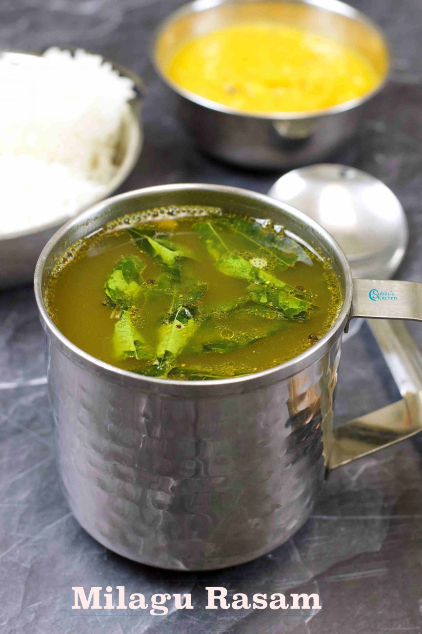 Milagu Jeeraga Rasam | Milagu Rasam - Subbus Kitchen