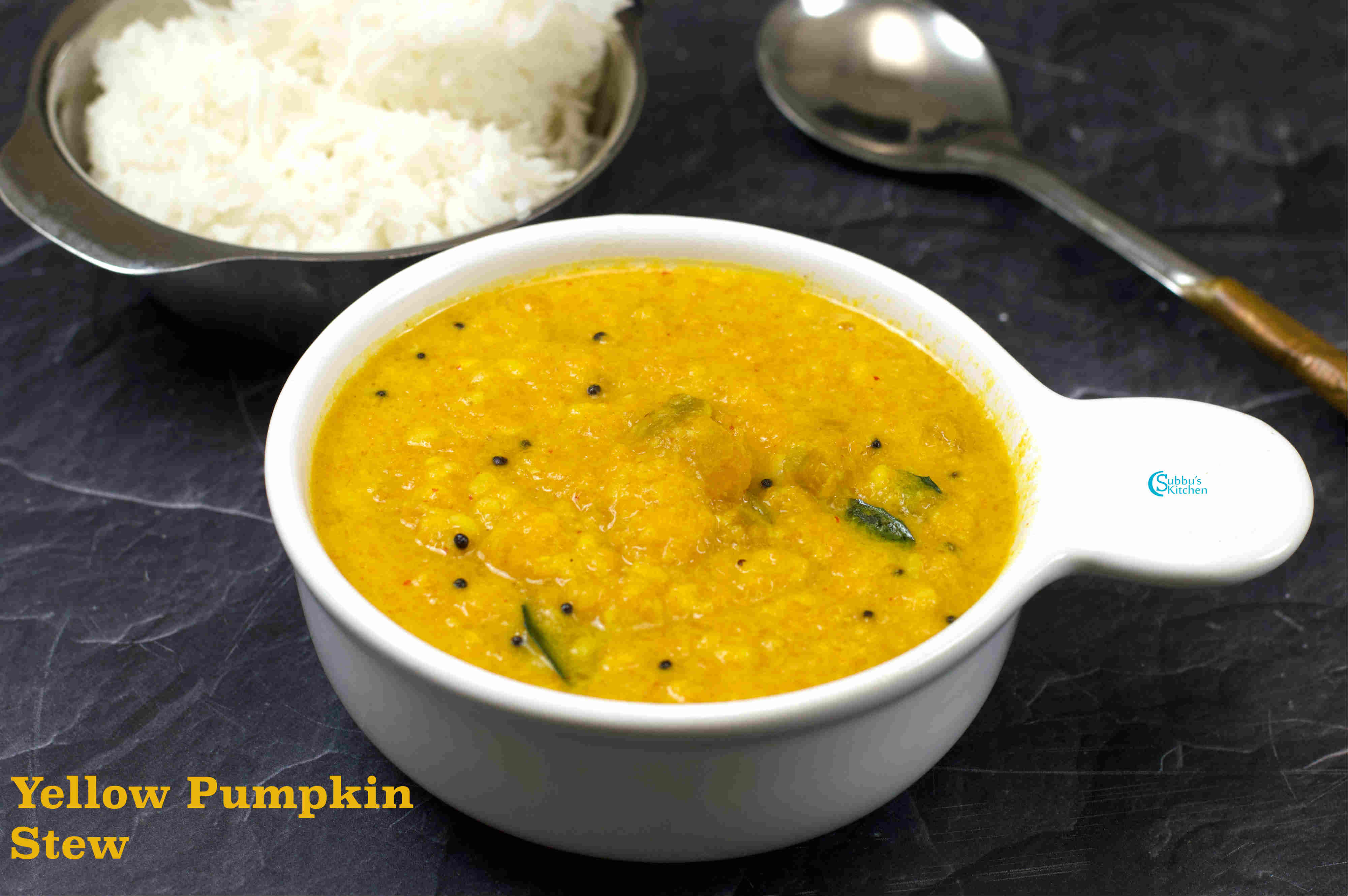 Pumpkin Kootu | Parangikai Kootu | Yellow Pumpkin Kootu (Stew) - Subbus ...