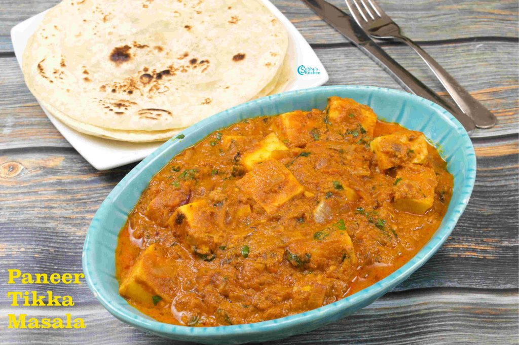 Paneer Lababdar - Subbus Kitchen