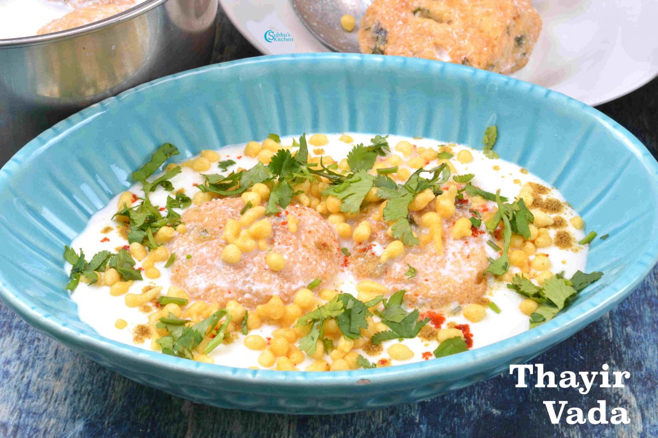 Thayir Vadai | Dahi Vada - Subbus Kitchen