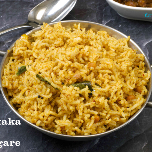 Puliyogare | Karnataka Style Tamarind Rice - Subbus Kitchen