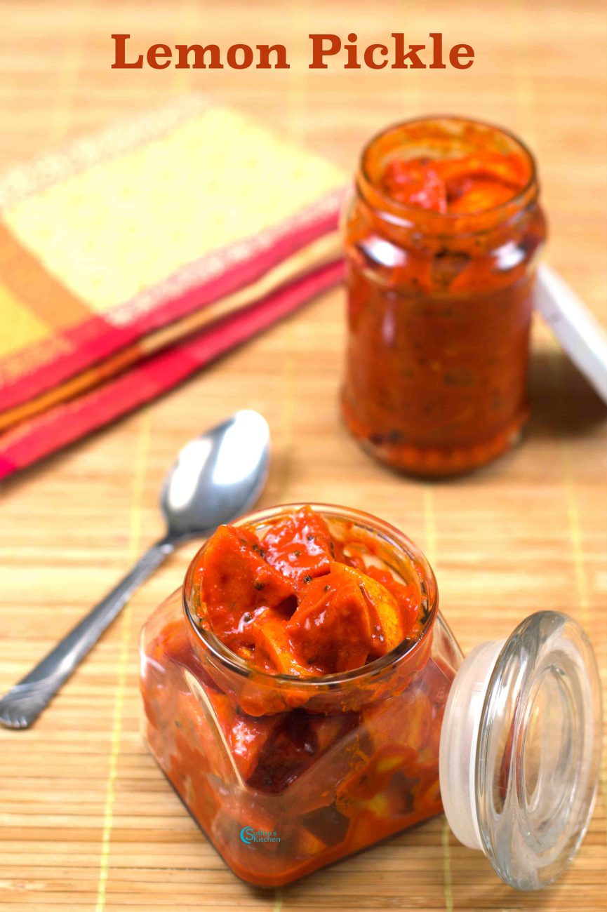 Lemon Pickle - Subbus Kitchen